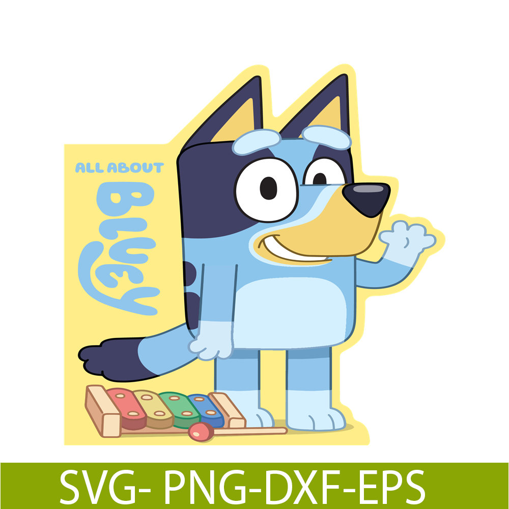 All About Bluey SVG PDF PNG Bandit Heeler SVG Bluey Characte | Inspire ...