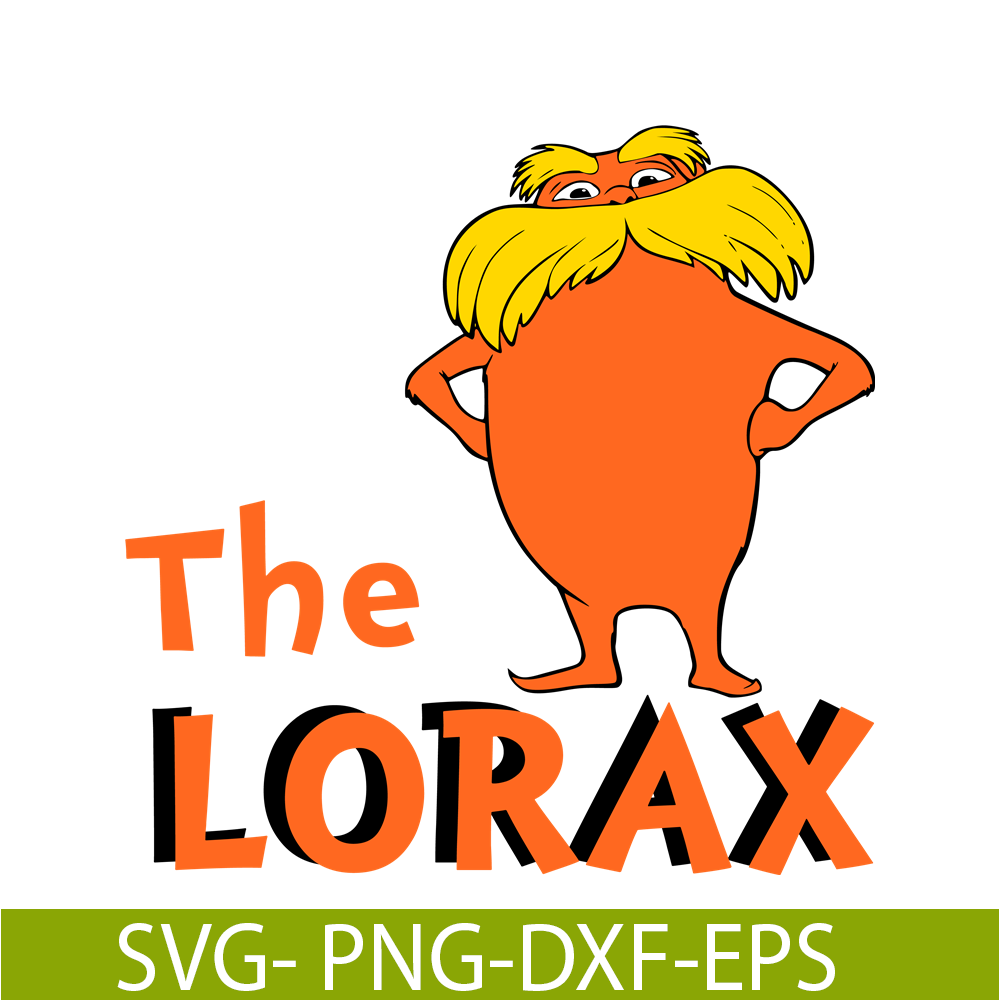 The Lorax SVG, Dr Seuss SVG, Dr. Seuss' the Lorax SVG DS1051 | Inspire ...