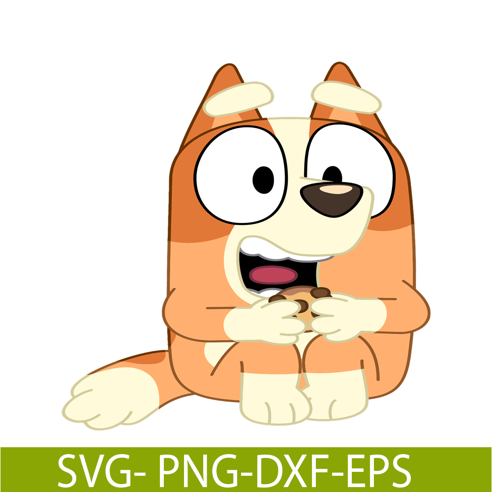 Surprised Bingo SVG PNG PDF Bluey Family SVG Bluey Character | Inspire ...