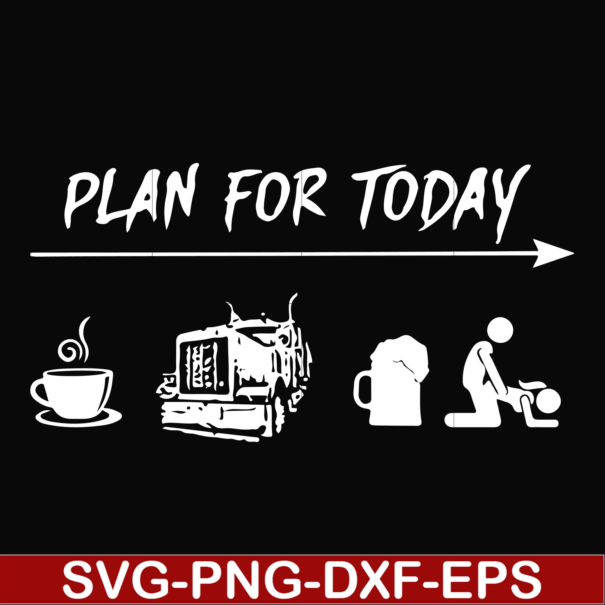 Plan for today svg, png, dxf, eps file FN000168 - Inspire Uplift