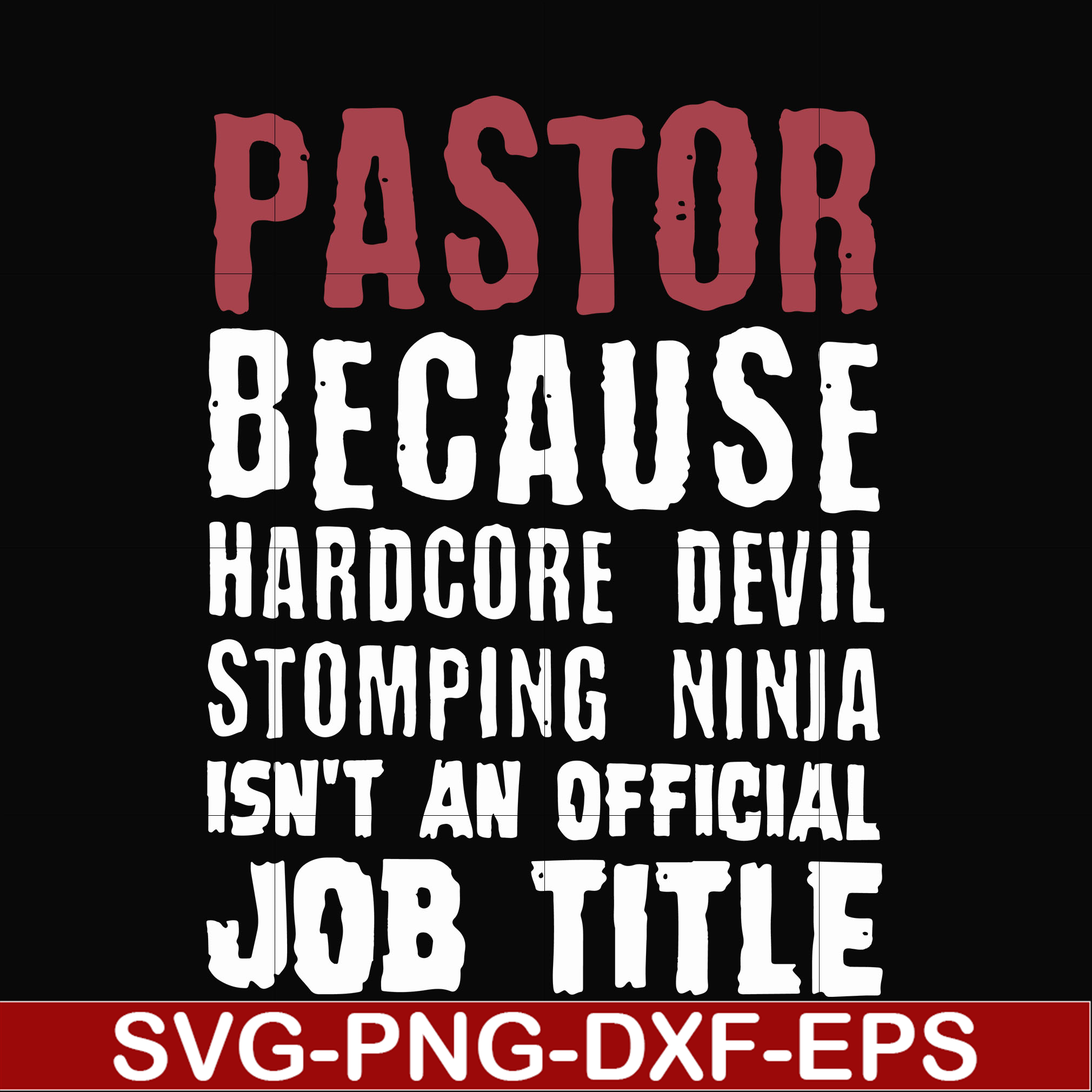 Pastor because hardcode devil stomping ninja isn't an offici | Inspire ...