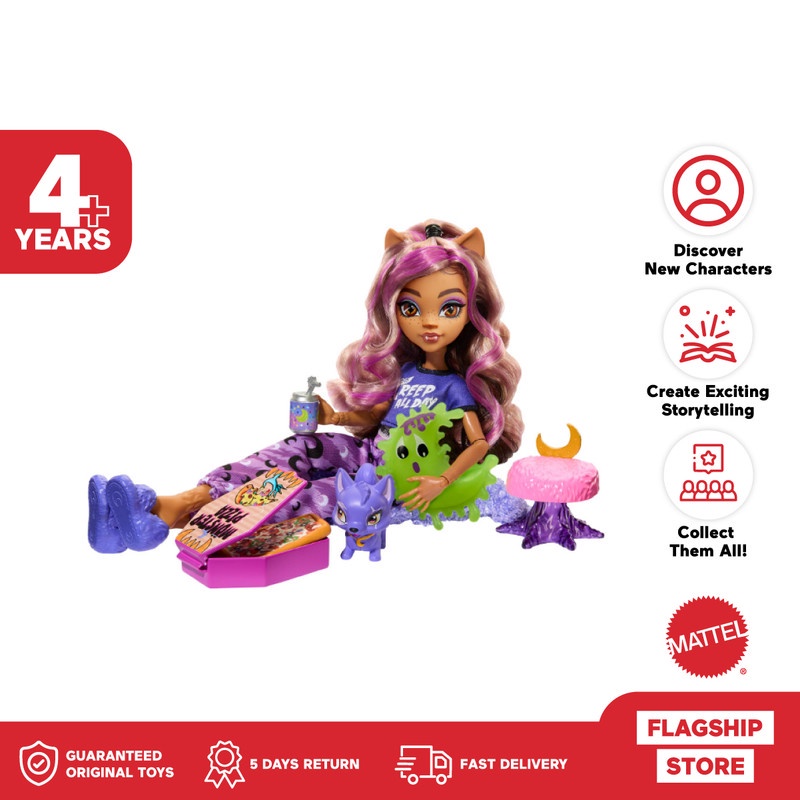 Monster High Creepover Party Series Clawdeen Wolf Doll | Inspire Uplift
