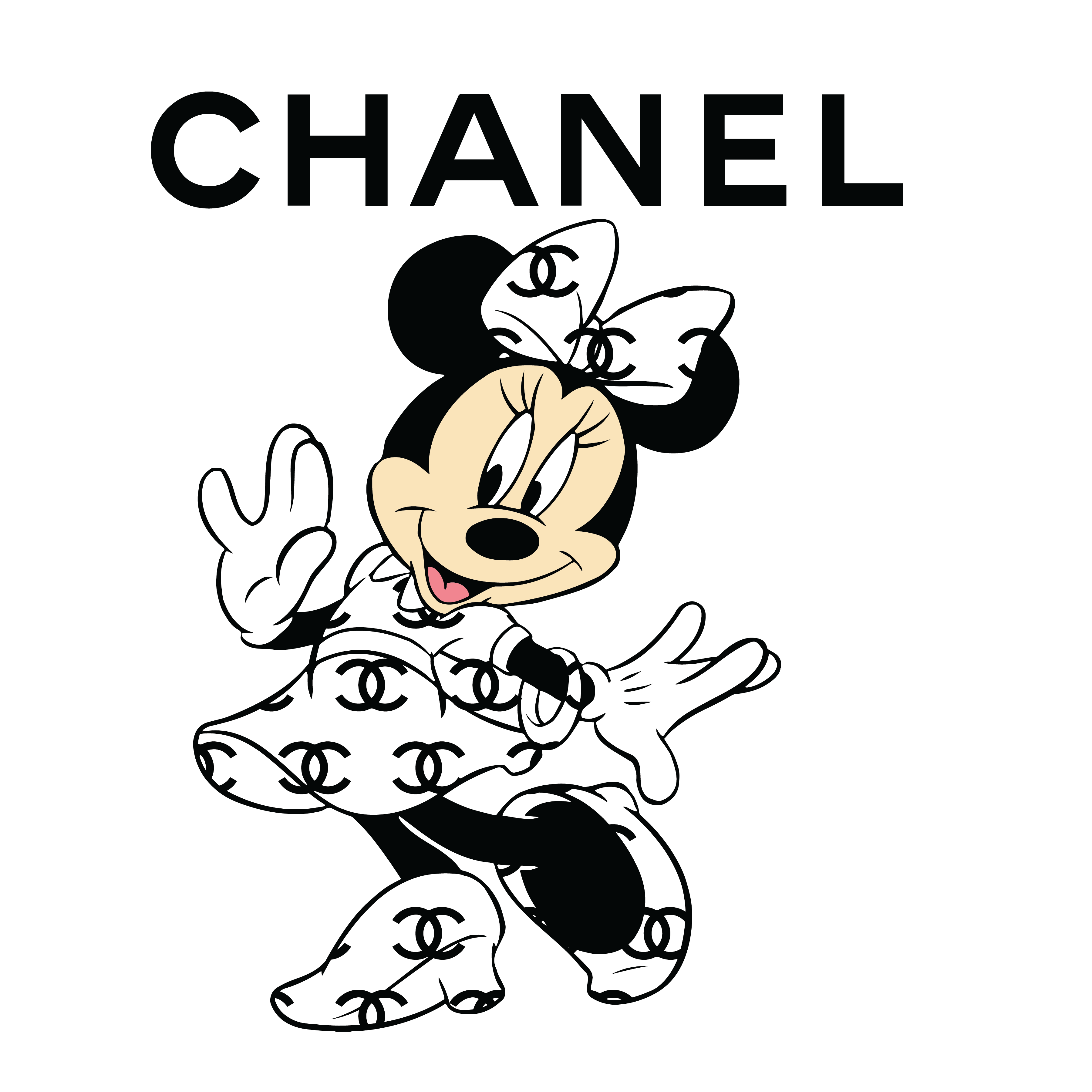 Mickey Chanel Svg-Minnie Chanel Svg-Minnie Mouse Svg-Mickey - Inspire ...