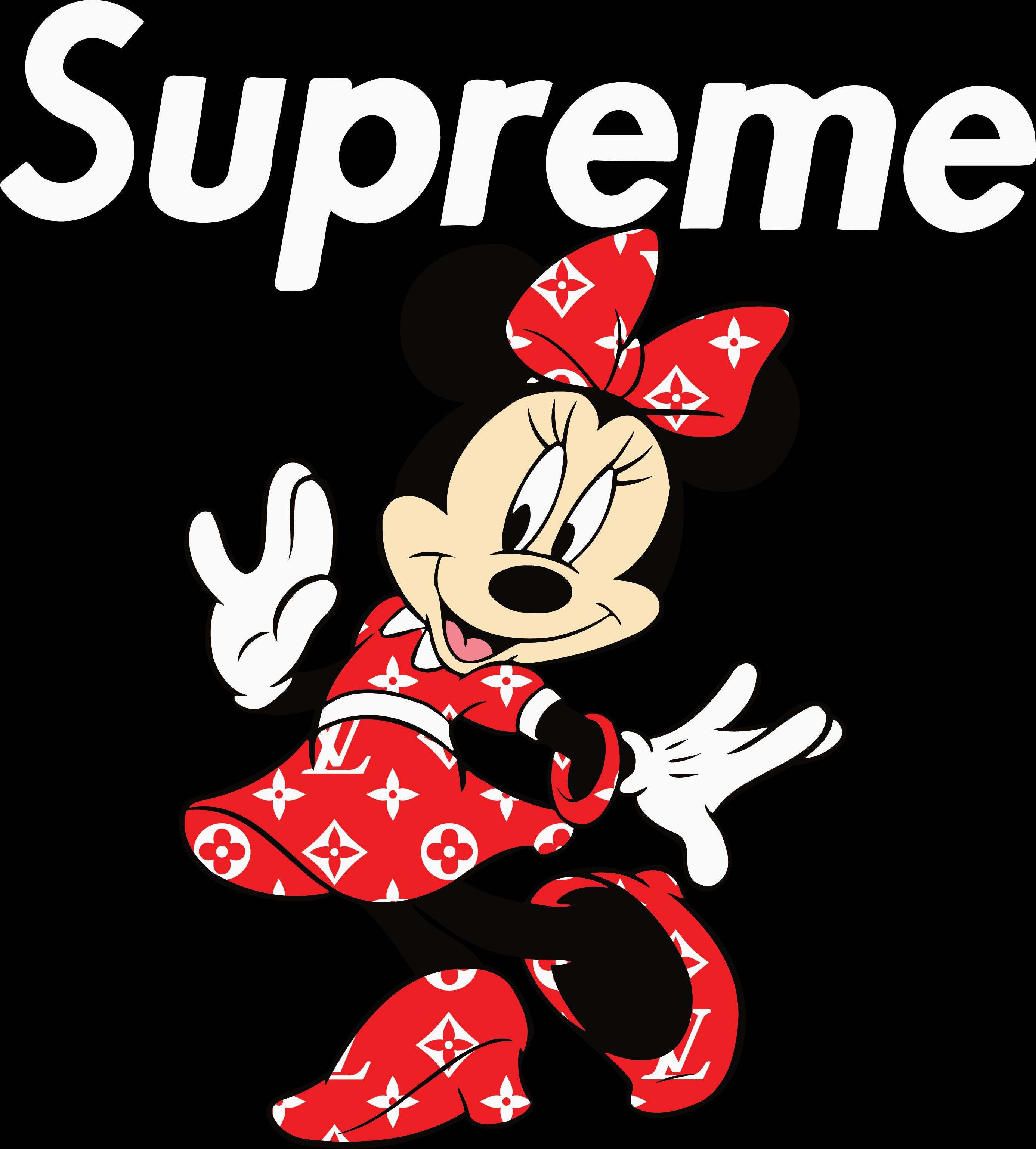 Mickey Supreme Svg-Minnie Supreme Svg-Minnie Mouse Svg-Micke - Inspire ...