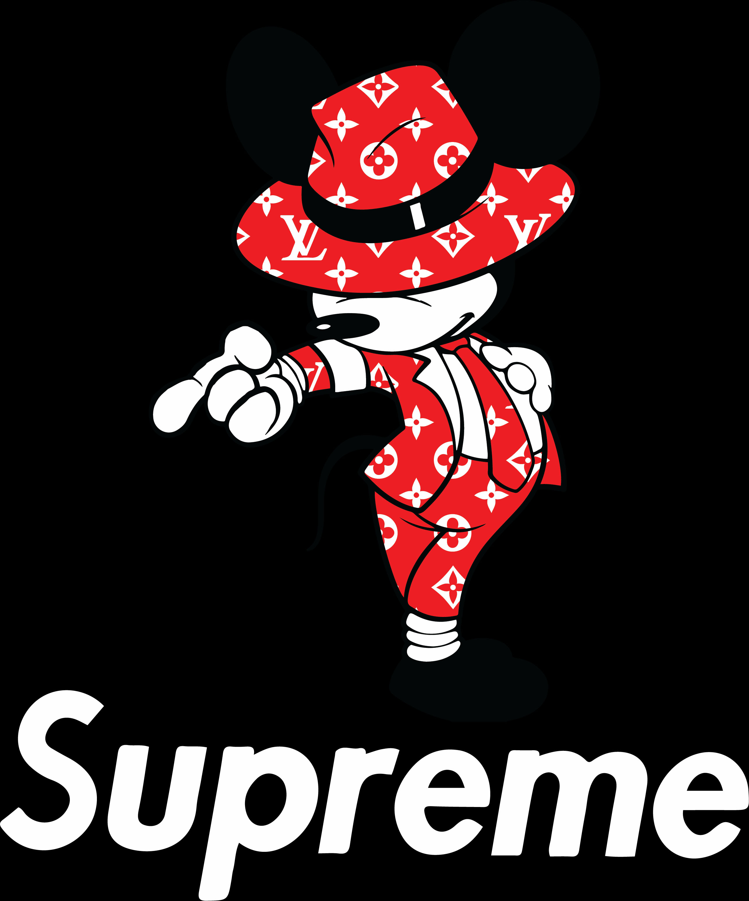 Mickey Supreme Svg-Minnie Supreme Svg-Minnie Mouse Svg-Micke | Inspire ...