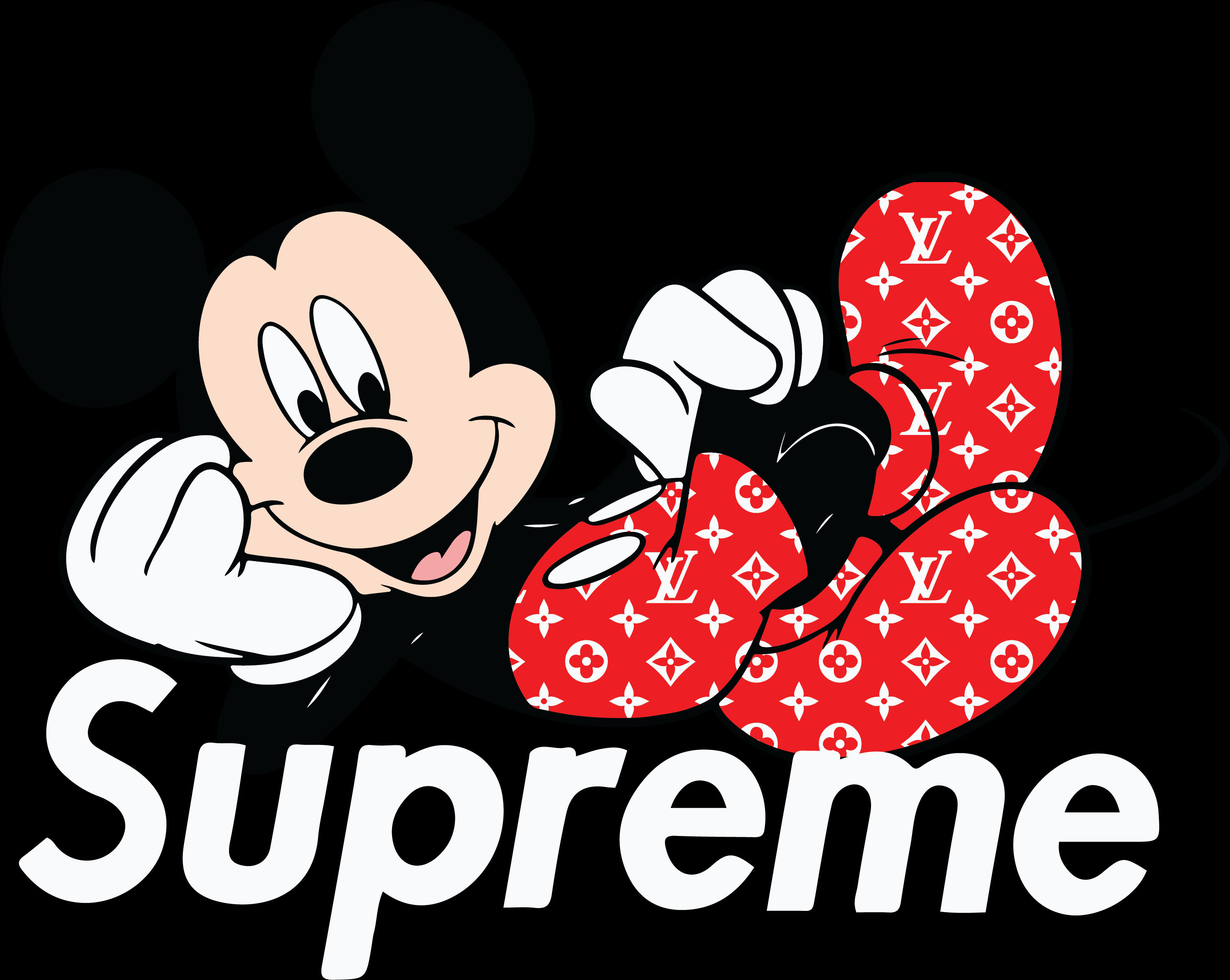 Mickey Supreme Svg-Minnie Supreme Svg-Minnie Mouse Svg-Micke | Inspire ...