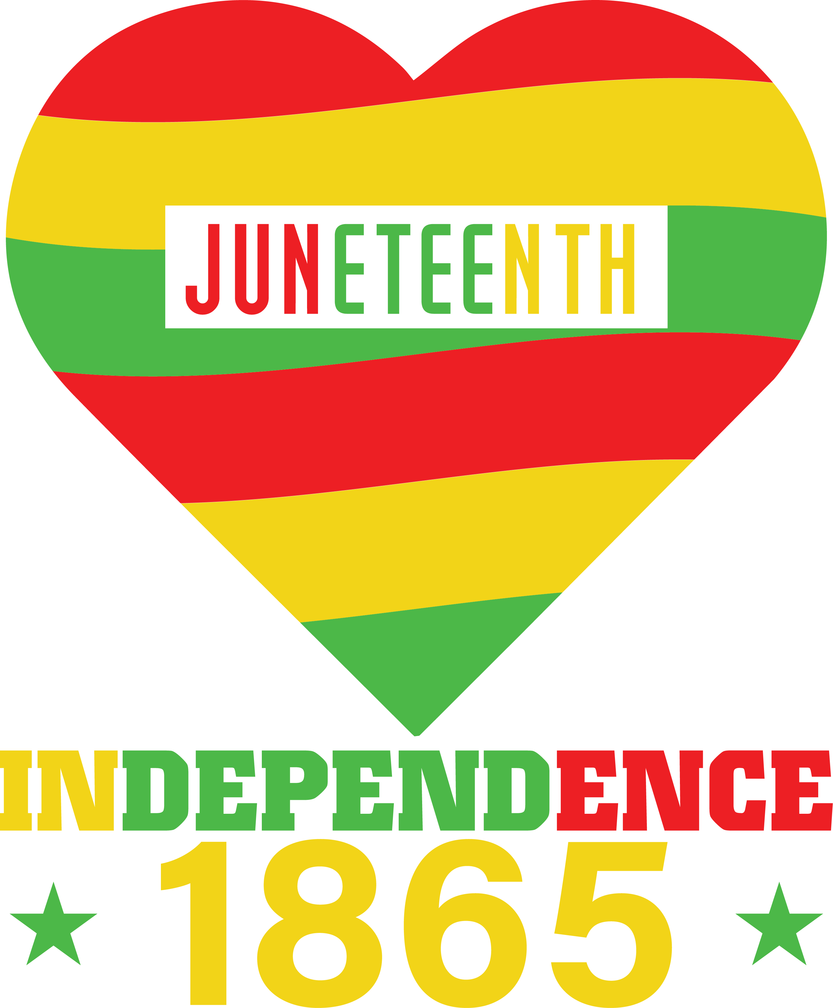 Juneteenth Heart Independence Svg, Juneteenth Svg, Juneteent - Inspire ...