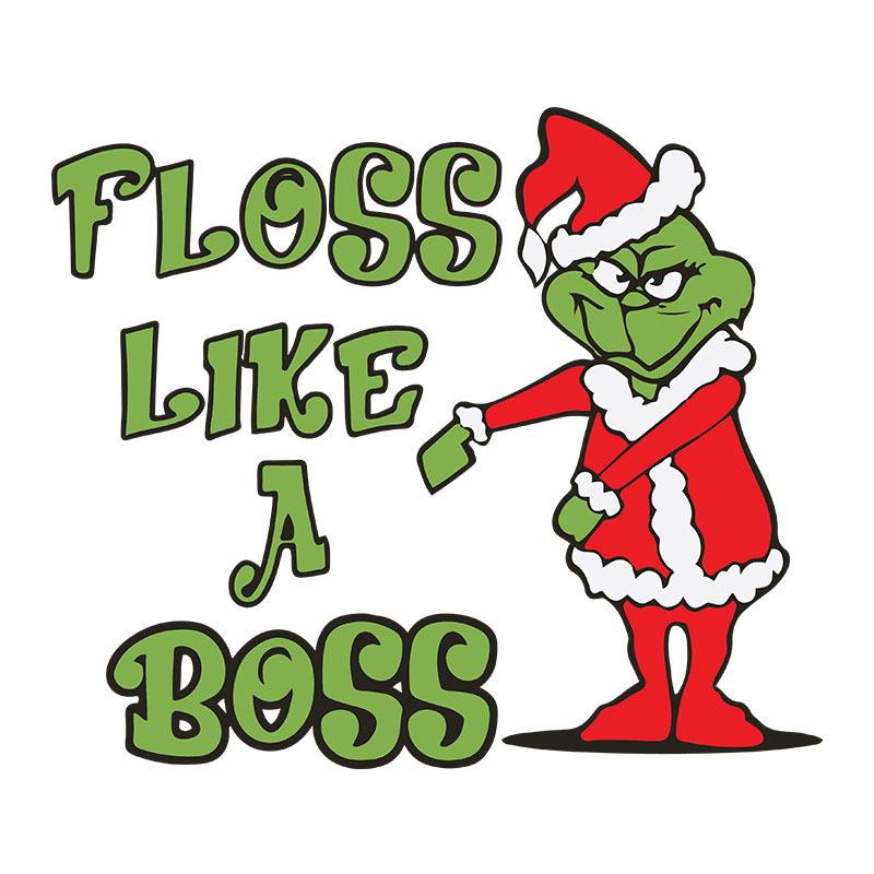 Floss Like A Boss The Grinch Christmas Svg, Grinch Christmas | Inspire ...