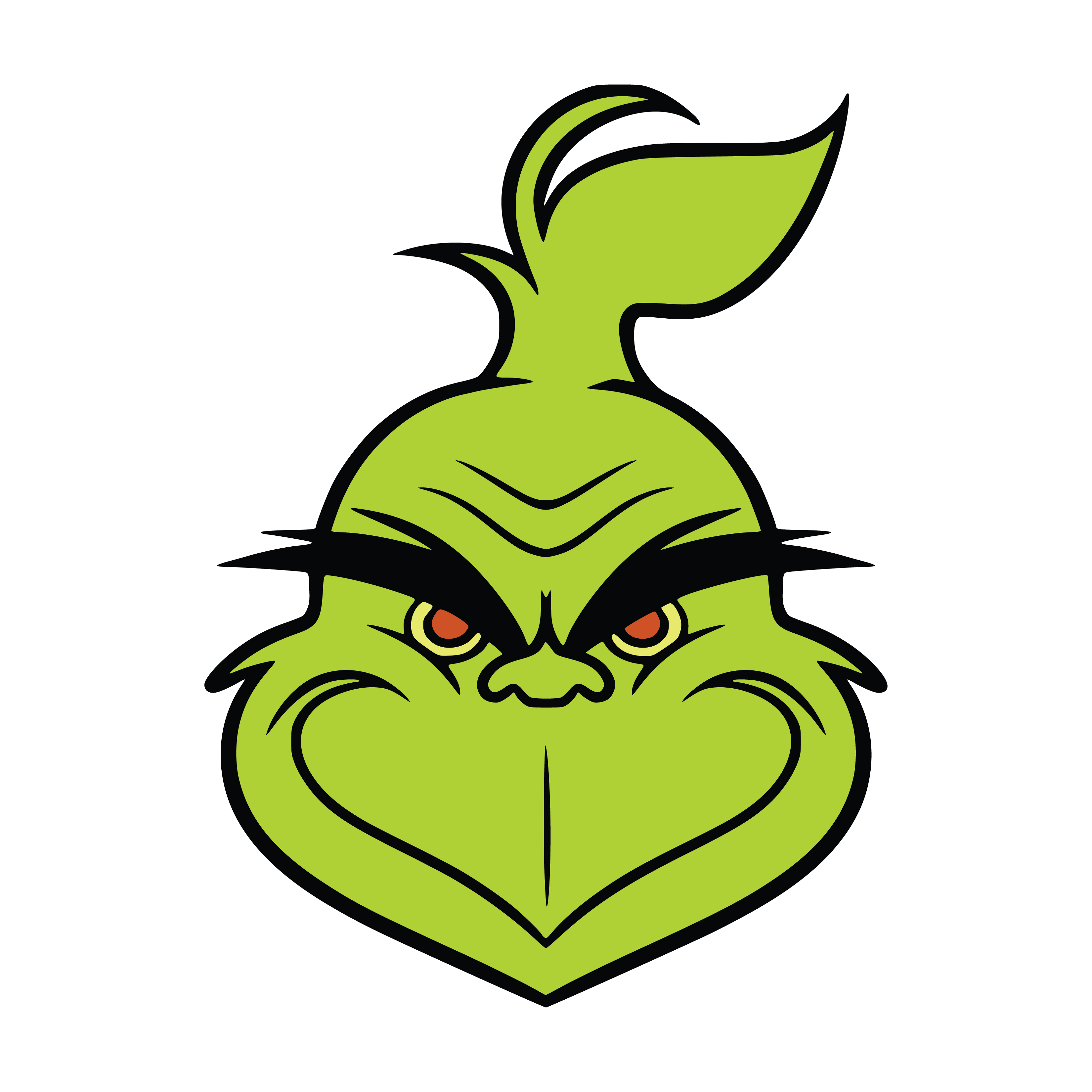 Grinch Face Christmas Svg, Grinch Christmas Svg, The Grinch | Inspire ...