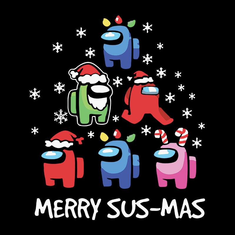 Merry Sus-Mas Christmas Svg, Among Us Santa Christmas Svg, A | Inspire ...