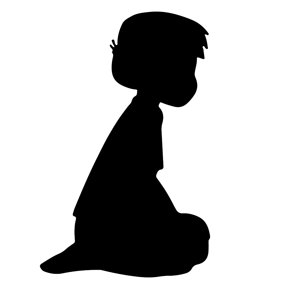 Cartoon Boy Praying Silhouette Svg, Frames Winnie the Pooh S | Inspire ...