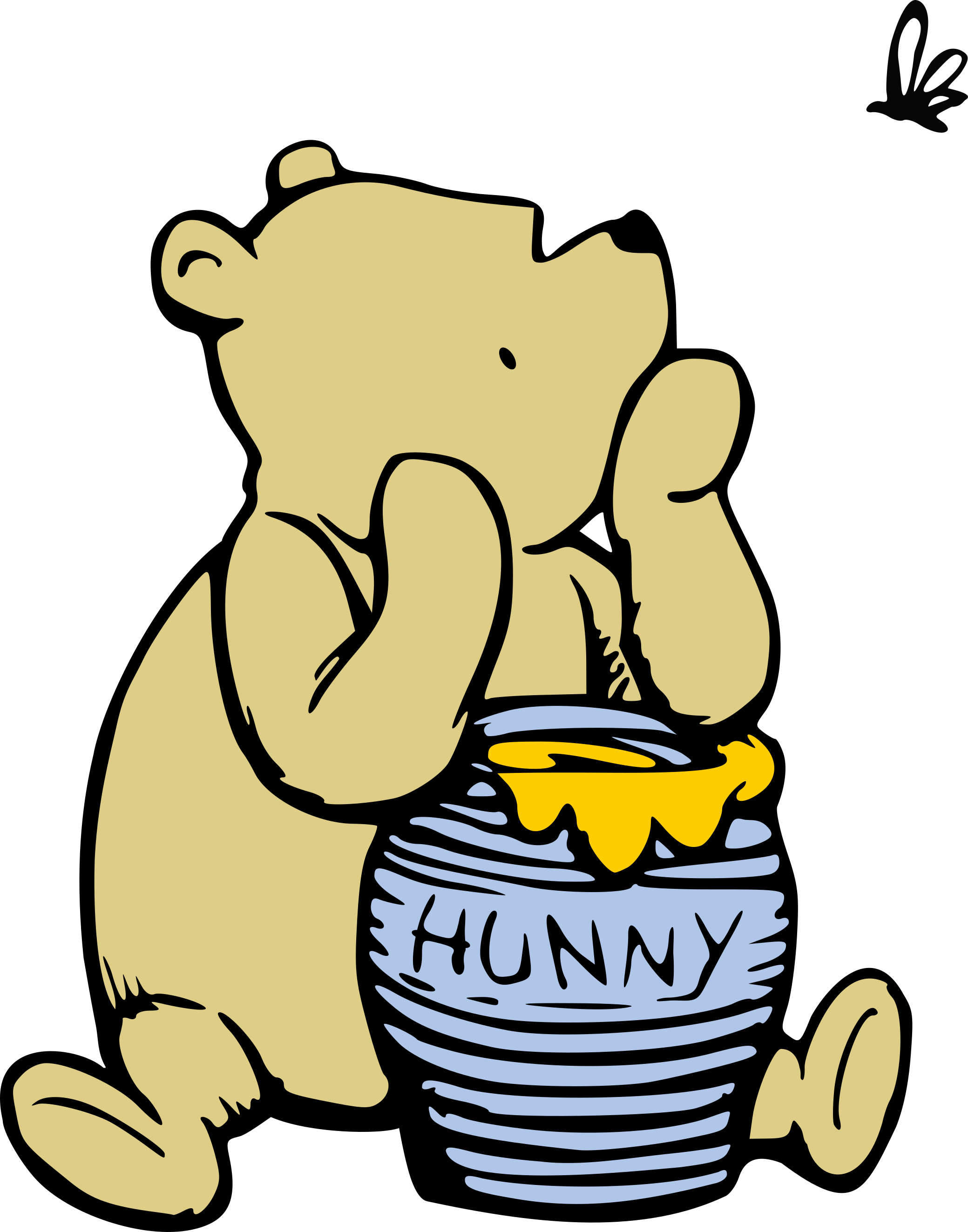 Pooh Solid Svg, Winnie The Pooh Svg, Winnie the pooh Png, Po | Inspire ...