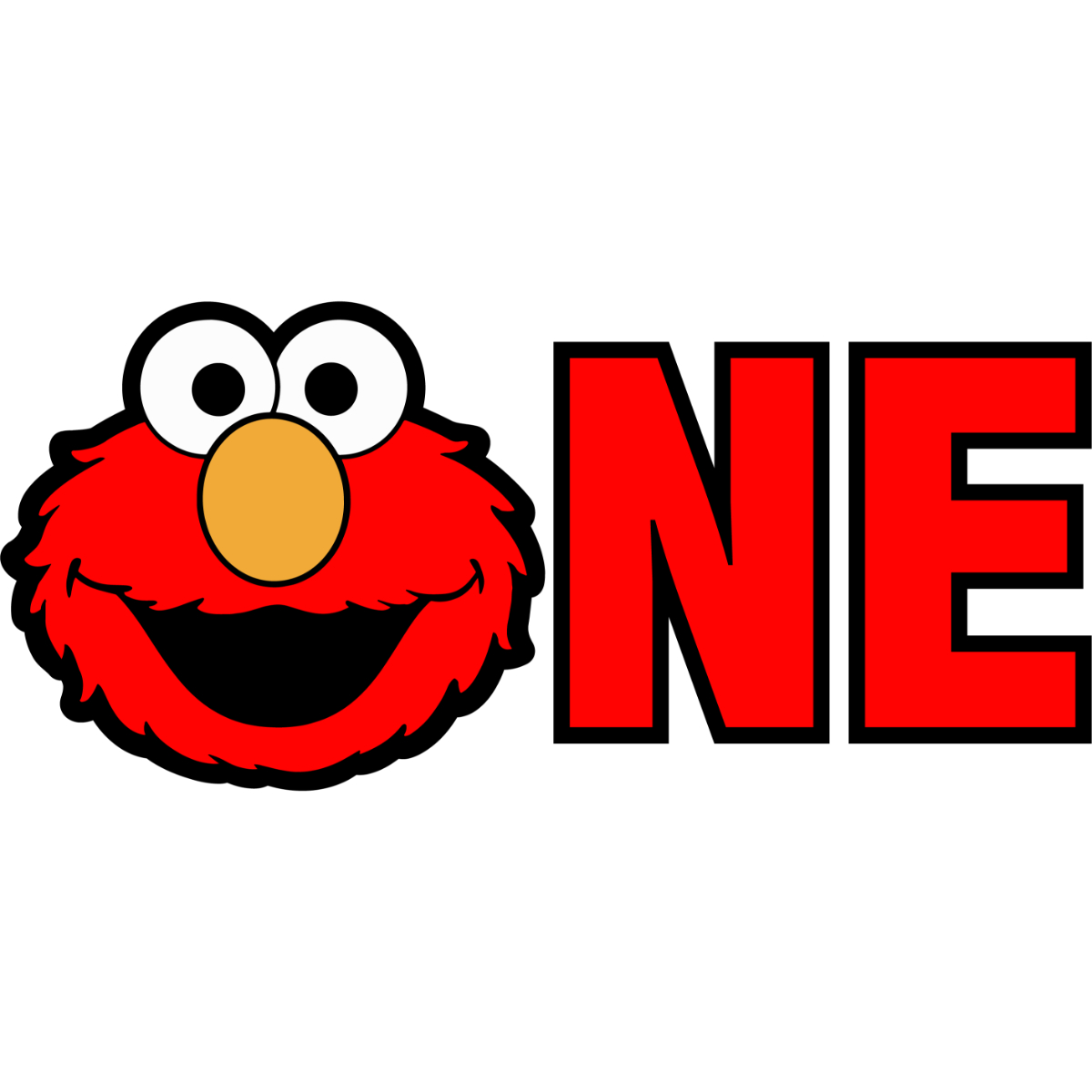 Elmo One svg, Sesame Street Svg, Sesame Street logo, Cookie | Inspire ...
