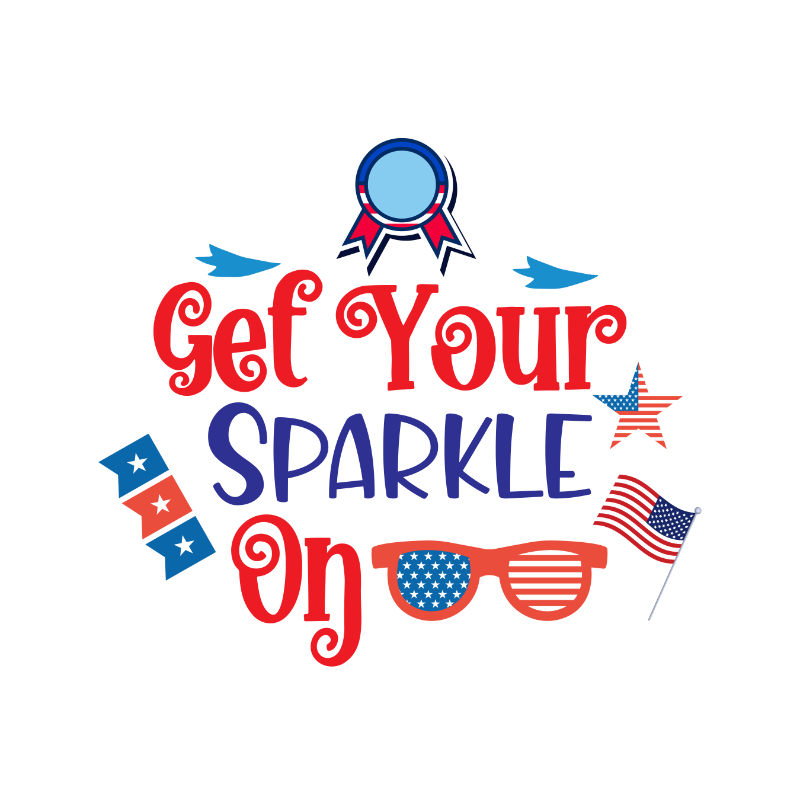 Get Your Sparkle On Svg, 4th of July Svg, Happy 4th Of July | Inspire ...