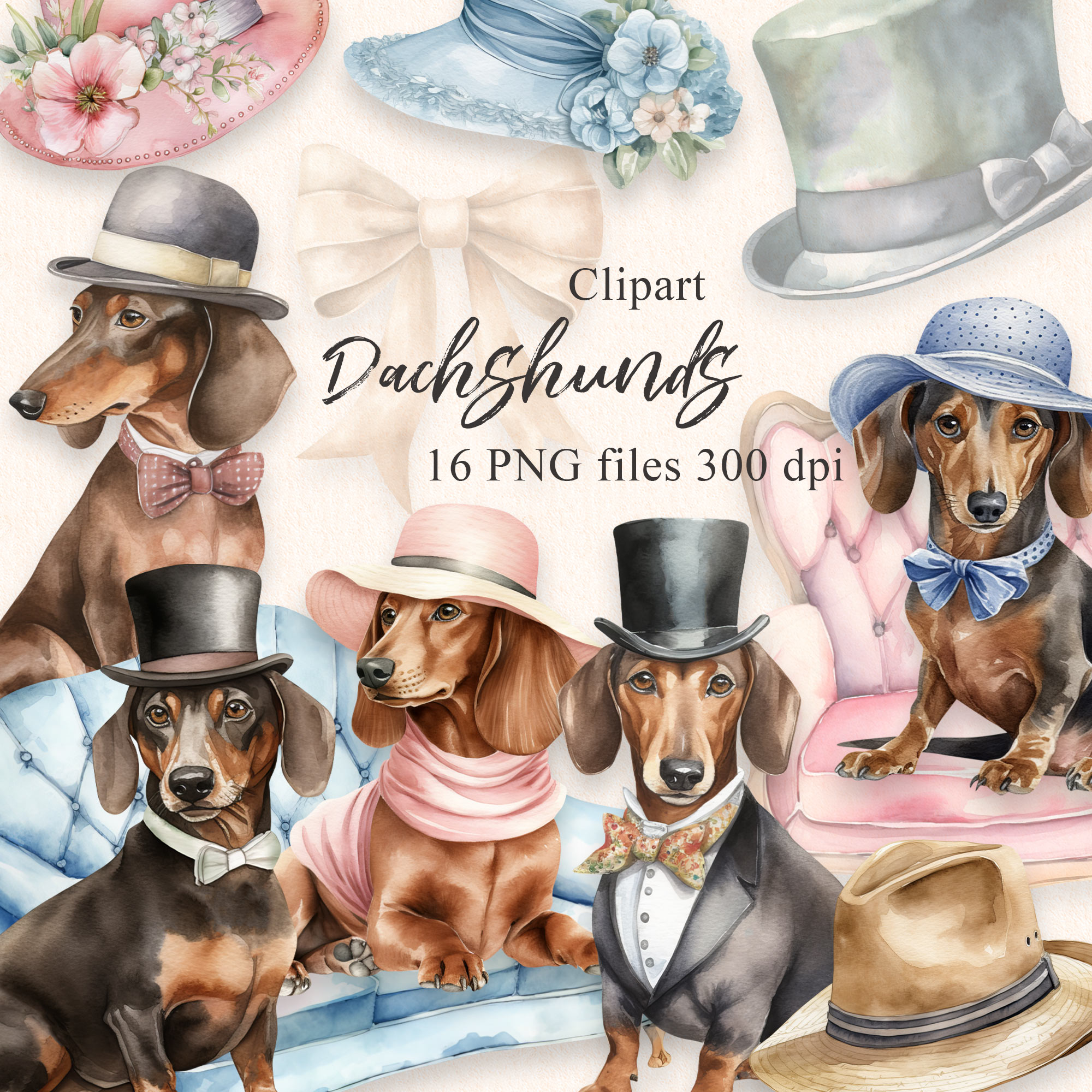 Dachshund Clipart | Inspire Uplift