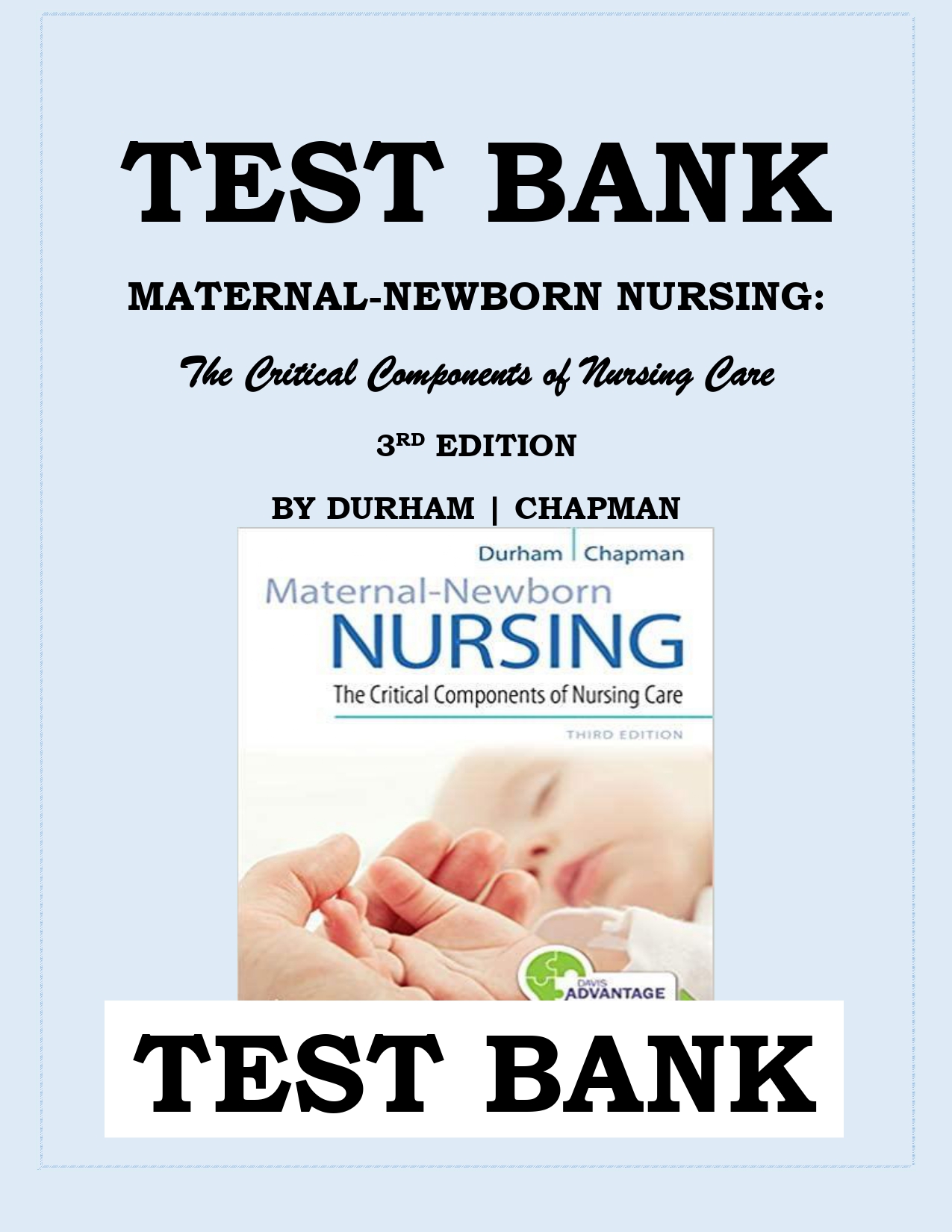 MATERNAL-NEWBORN NURSING- THE CRITICAL COMPONENTS OF NURSING | Inspire ...