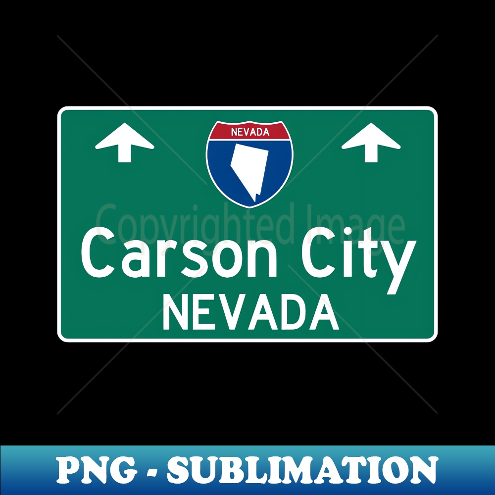 Carson City Nevada Highway Guide Sign - Exclusive Sublimatio | Inspire ...