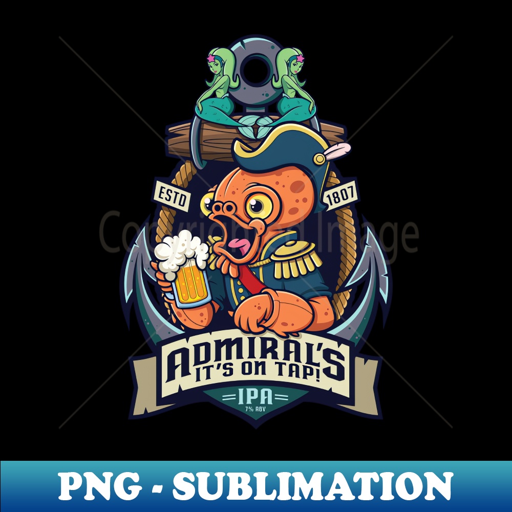 Admirals Its On Tap IPA - Aesthetic Sublimation Digital File - Inspire ...