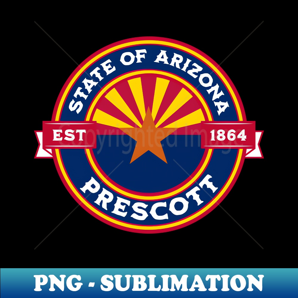 Prescott Arizona State Flag Design - Artistic Sublimation Di | Inspire ...