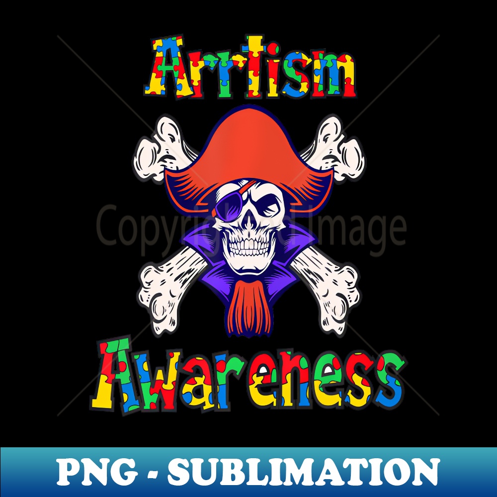 Pirate Skull Autism Awareness Puzzle Piece Boys - Special Ed | Inspire ...