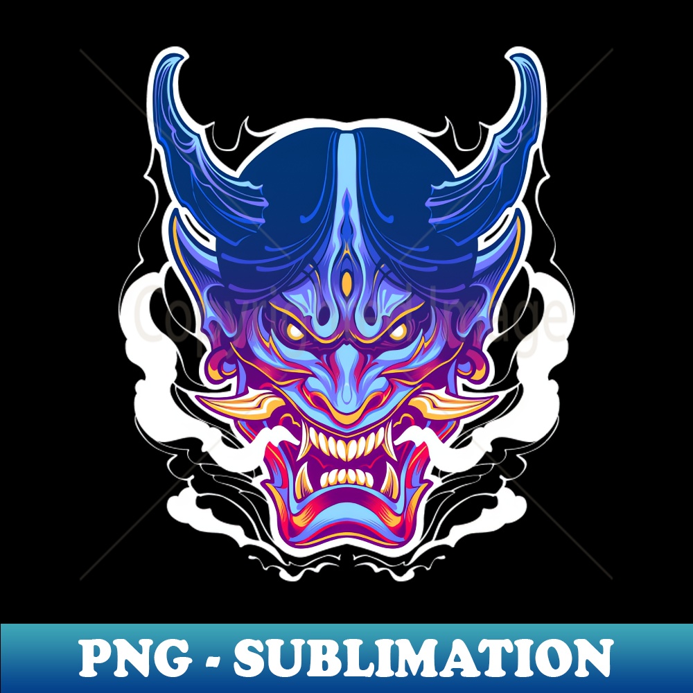 cool japanese oni mask - Exclusive Sublimation Digital File | Inspire ...