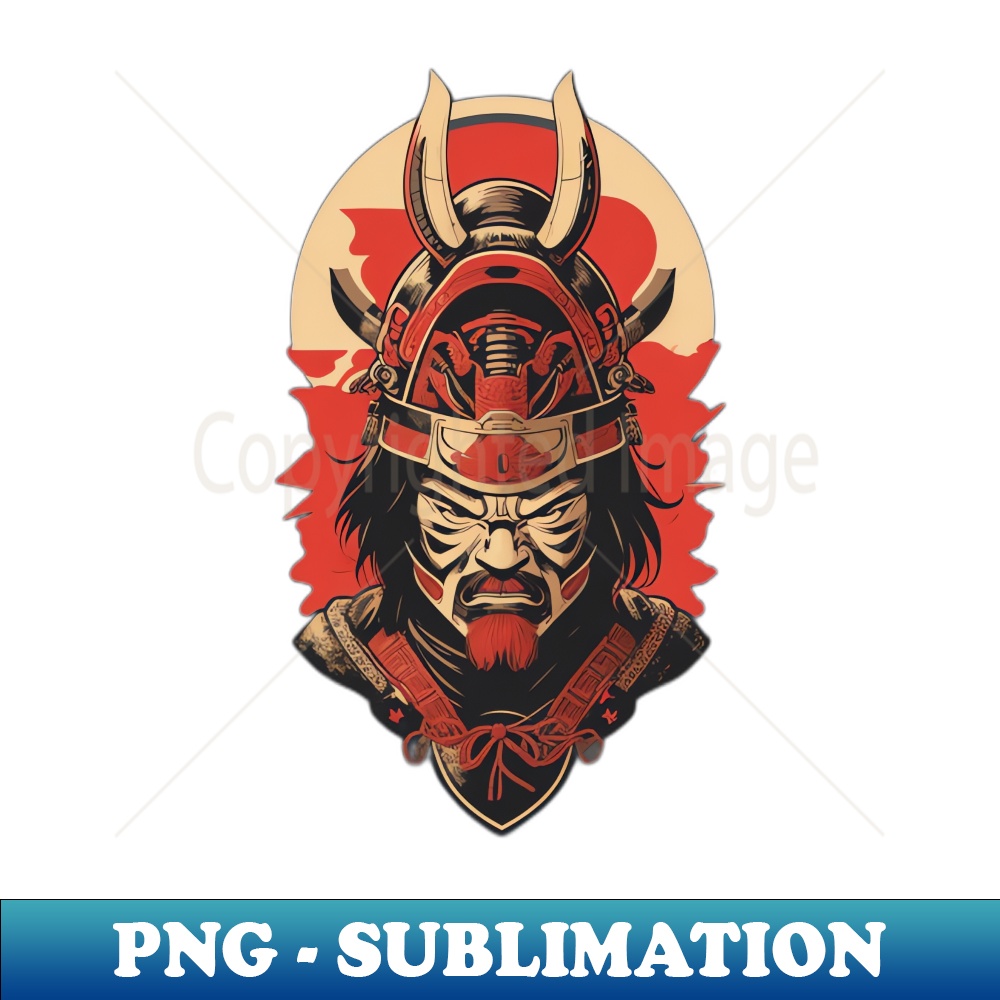 magical aura of ancient samurai mask - Instant Sublimation D | Inspire ...