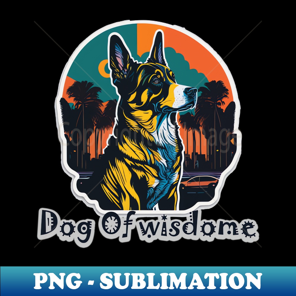 dog of wisdom - Instant PNG Sublimation Download - Perfect f | Inspire ...