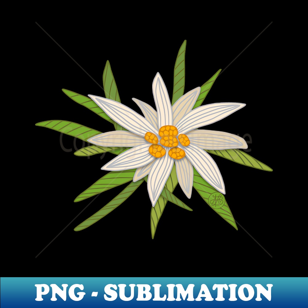 Edelweiss - PNG Transparent Digital Download File for Sublim | Inspire ...