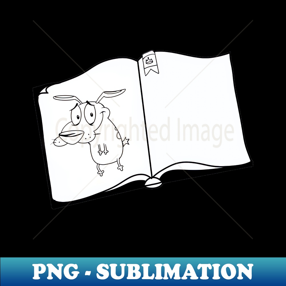 Courage the cowardly dog - Digital Sublimation Download File | Inspire ...