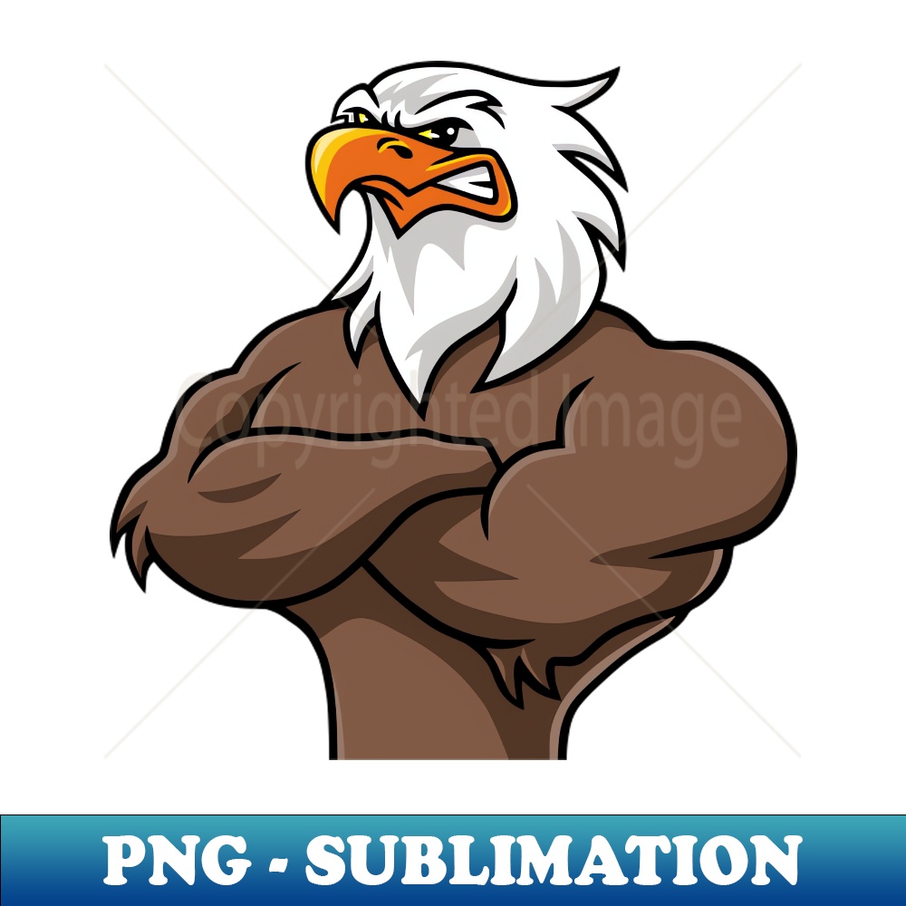 Bird Eagle Muscle Cartoon Super Strong Big - Premium PNG Sub | Inspire ...