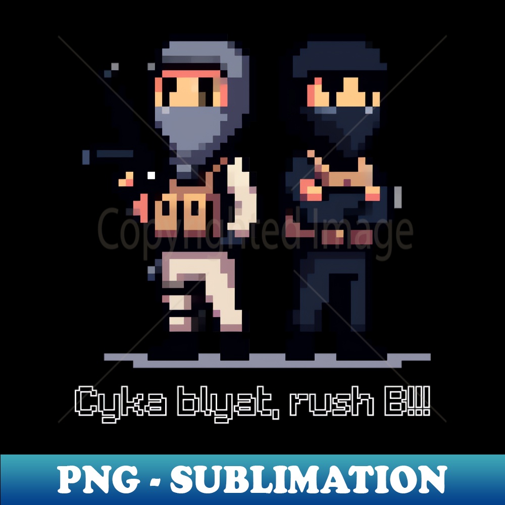 CSGO Rush B Pixel Art - Artistic Sublimation Digital File - | Inspire ...