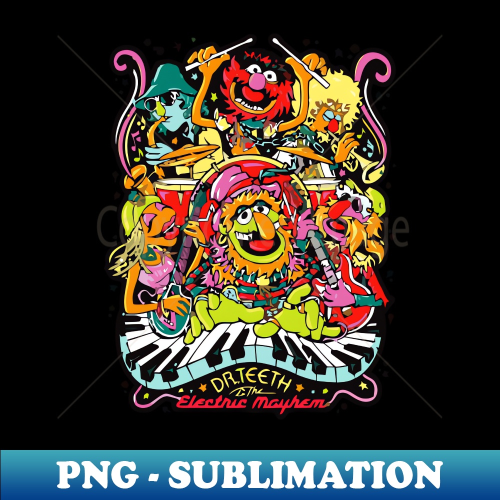 drteeth muppets full personel - PNG Transparent Sublimation - Inspire ...