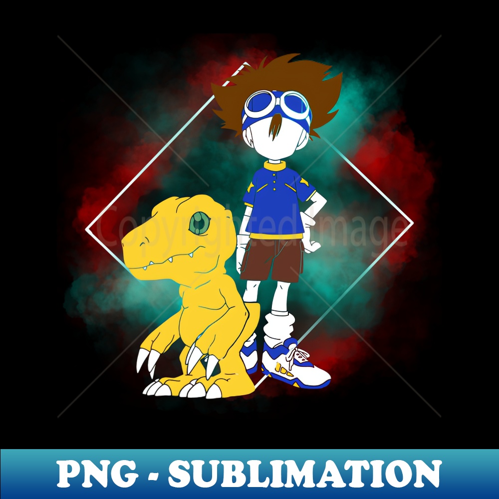 Digital Harmony Humans And Digimon In Perfect Synchronizatio | Inspire ...