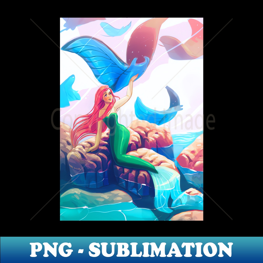 A mermaid and the migration of the manta ray - PNG Transpare | Inspire ...