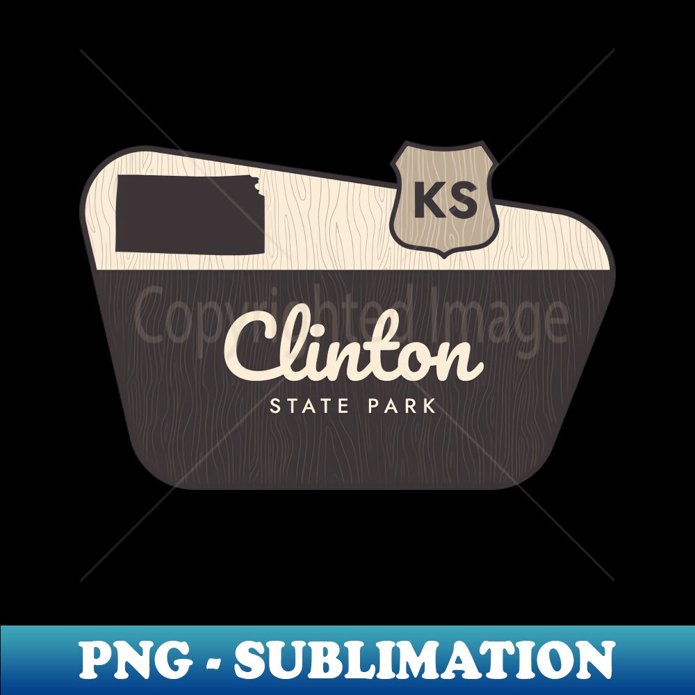 Clinton State Park Kansas Welcome Sign - Sublimation-Ready P | Inspire ...