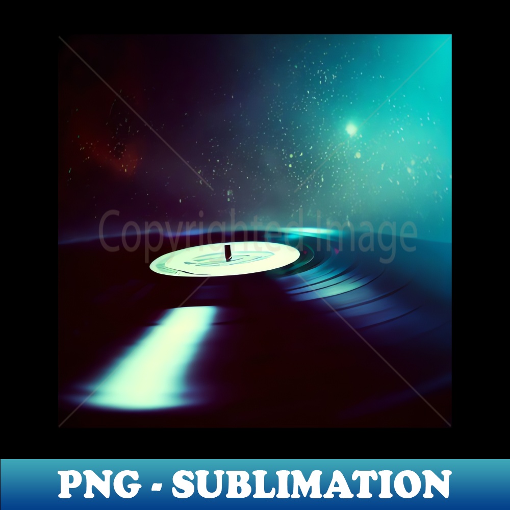 Cosmic Vinyl Record - PNG Transparent Sublimation Design - C | Inspire ...