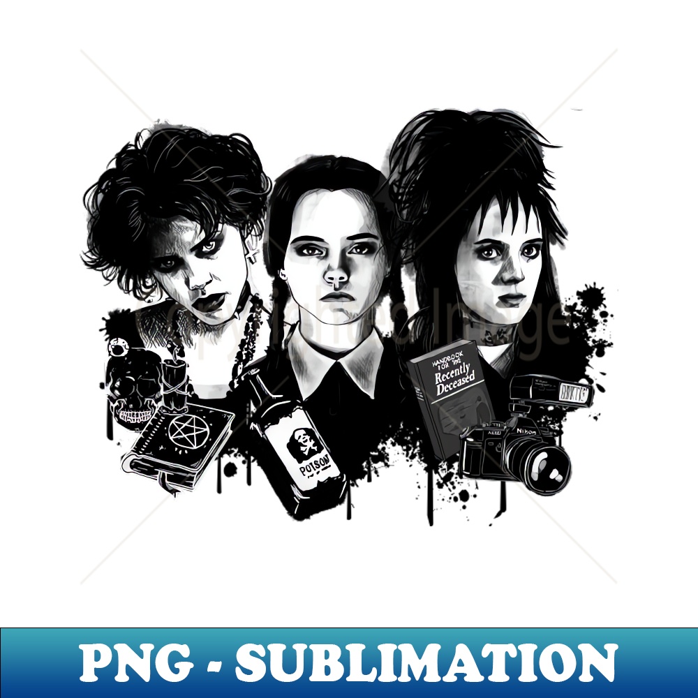 Bad Girls - Wednesday Addams Nancy Downs and Lydia Deetz - P | Inspire ...