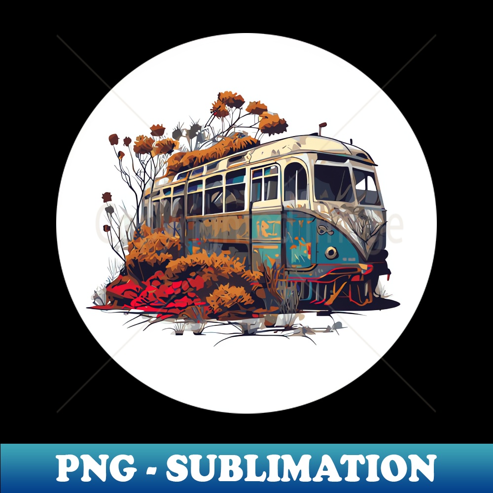 Retro Bus - PNG Transparent Digital Download File for Sublim - Inspire ...