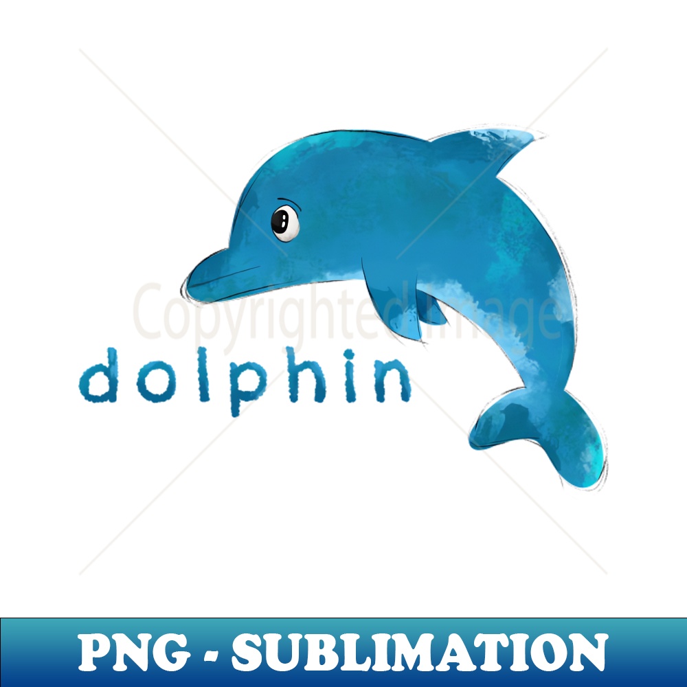 Cute dolphin sea animal for kids Liam Fitzpatrick - Artistic | Inspire ...