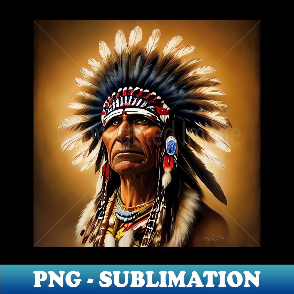 indian chief portrait - Exclusive PNG Sublimation Download - | Inspire ...