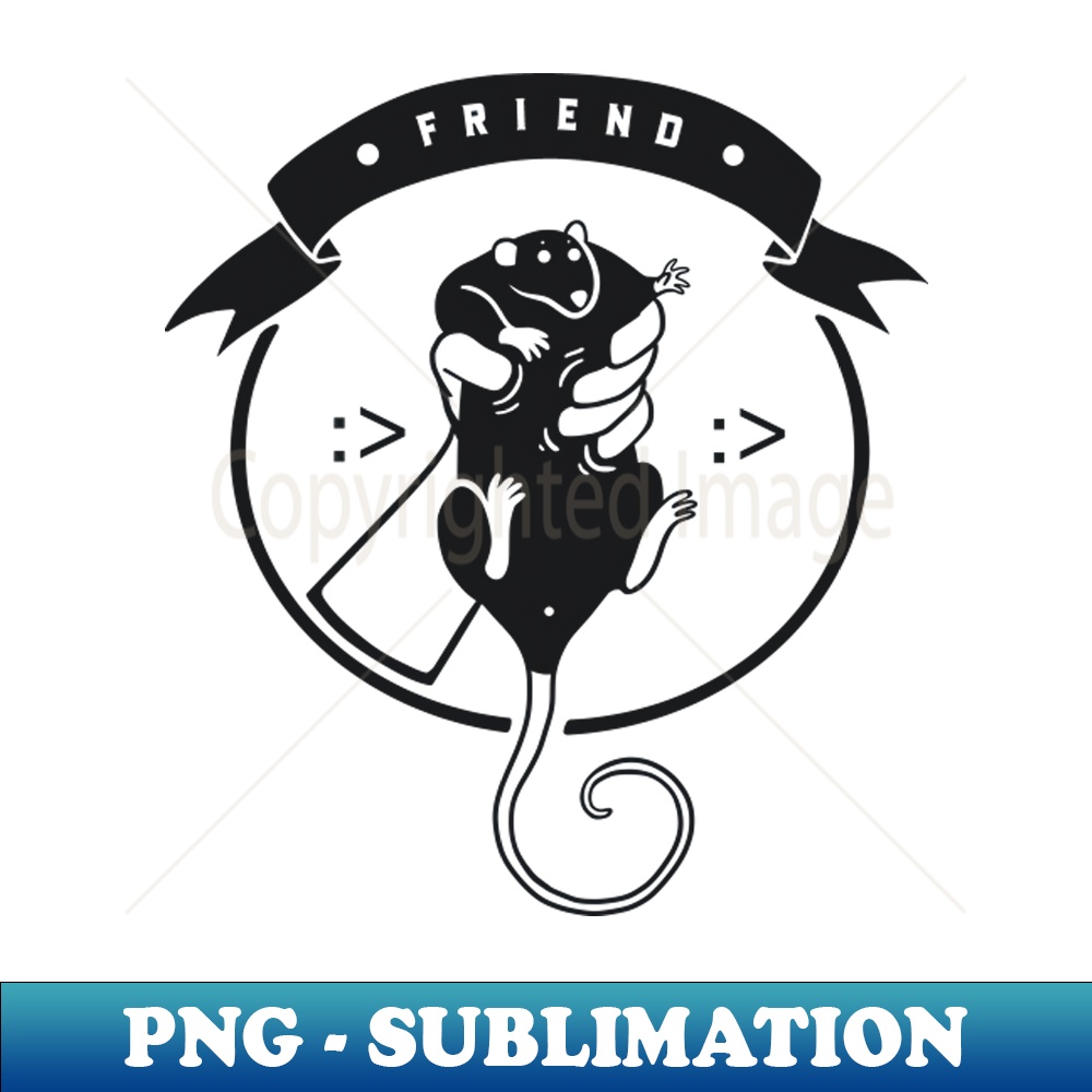Pet rat You are my friend now meme Design for rodent fans re | Inspire ...