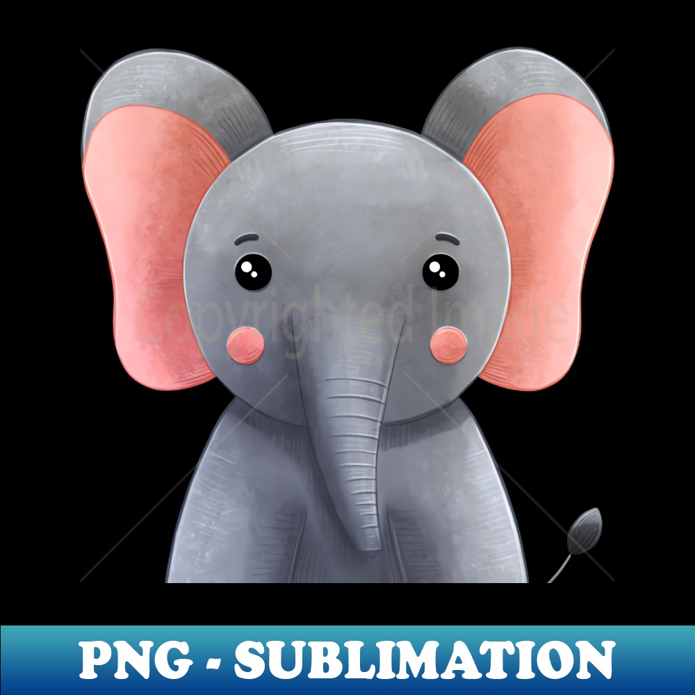 Elephant cartoon - PNG Transparent Sublimation File - Captur | Inspire ...