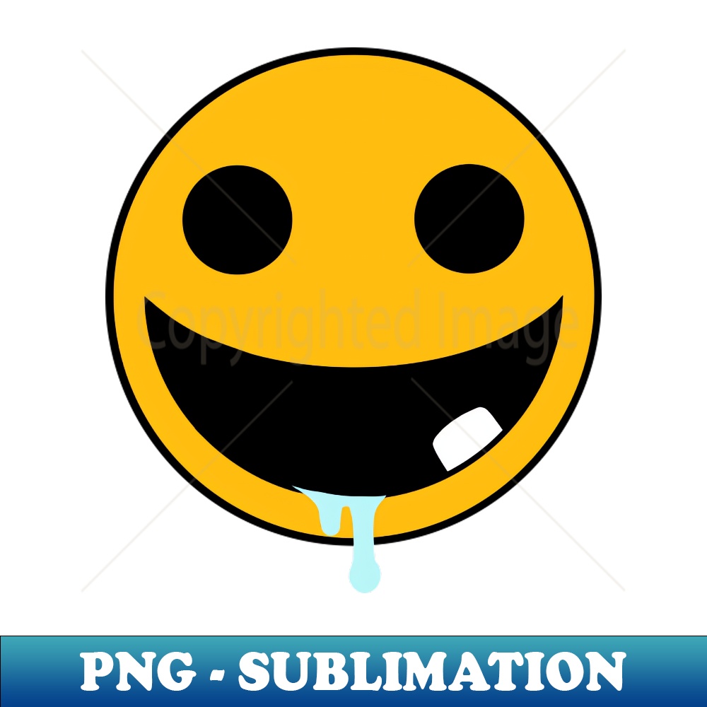 Emoji Baby Dribble Smiley Face - Trendy Sublimation Digital | Inspire ...