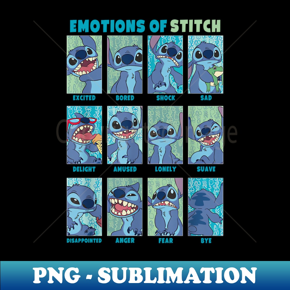 Lilo and Stitch Emotions Of Stitch Panels - Stylish Sublima | Inspire ...