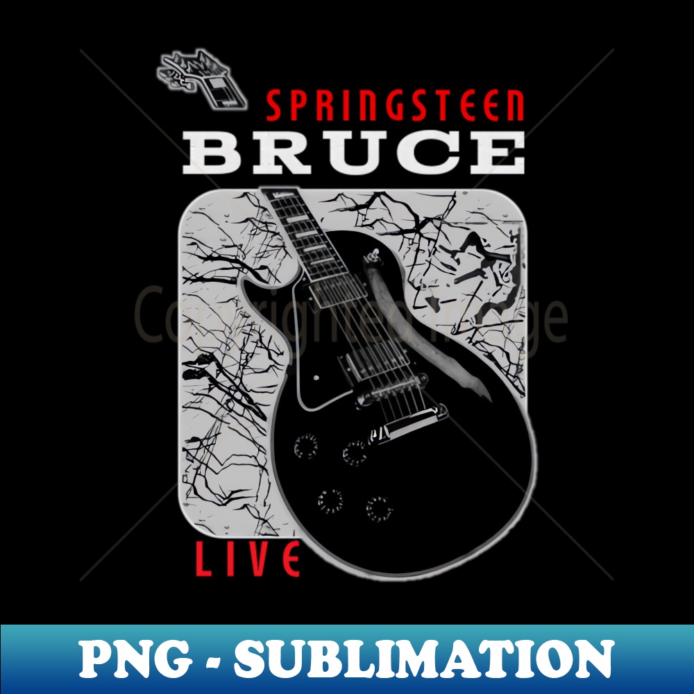 Bruce Springsteen - Exclusive PNG Sublimation Download - Stu | Inspire ...
