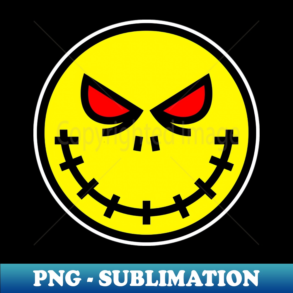 Evil smiley face - PNG Transparent Sublimation File - Fashio | Inspire ...