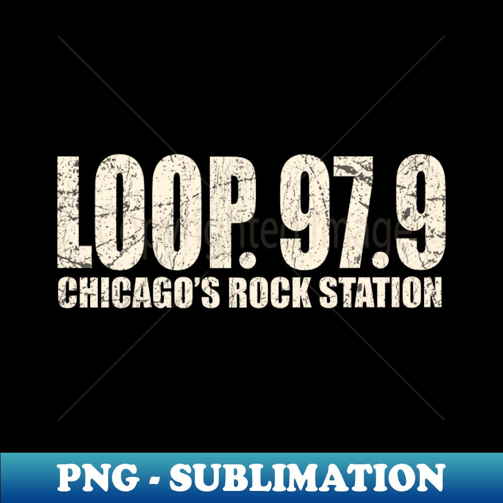 Retro 1977 The Loop Radio - Instant Sublimation Digital Down | Inspire ...