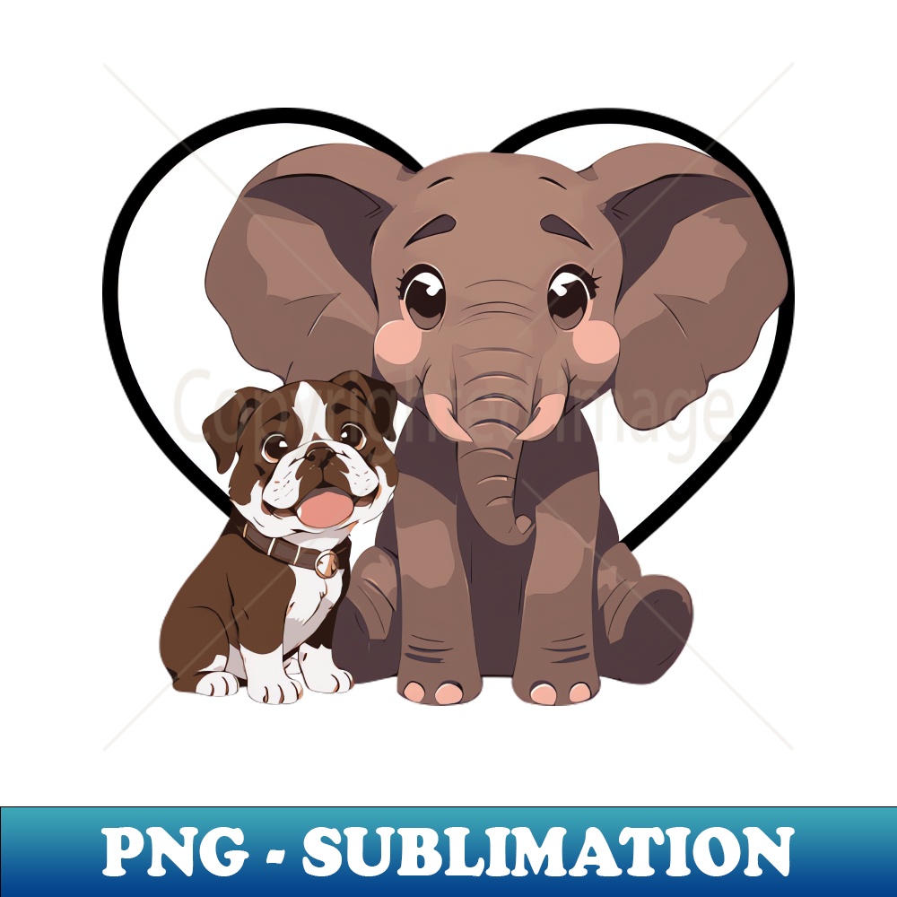 Elephant and Dog Friends - Professional Sublimation Digital | Inspire ...