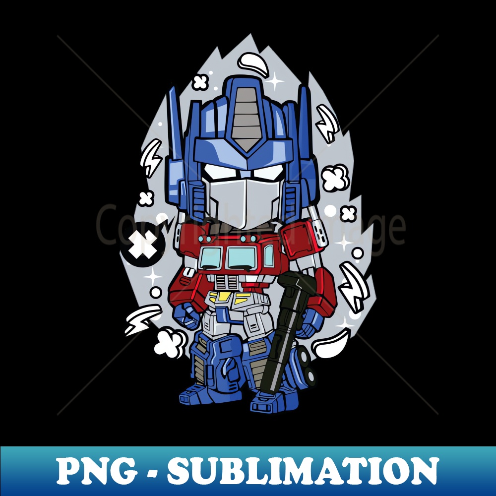Chibi Optimus Prime - Trendy Sublimation Digital Download - | Inspire ...