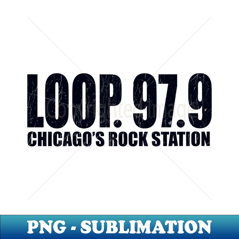 Retro 1977 The Loop Radio - PNG Transparent Sublimation Desi | Inspire Uplift
